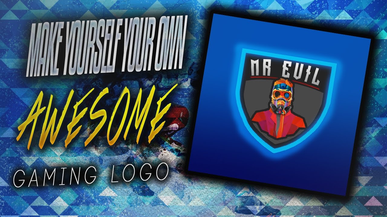 How To Make Yourself An Awesome Gaming Logo in Photoshop! - YouTube