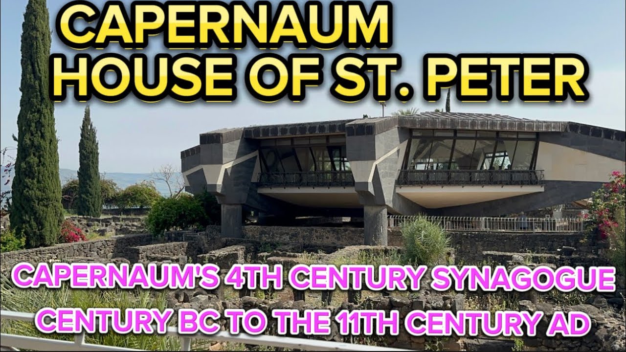 Capernaum House of St. Peter | Holy Land Pilgrimage 2023 - YouTube