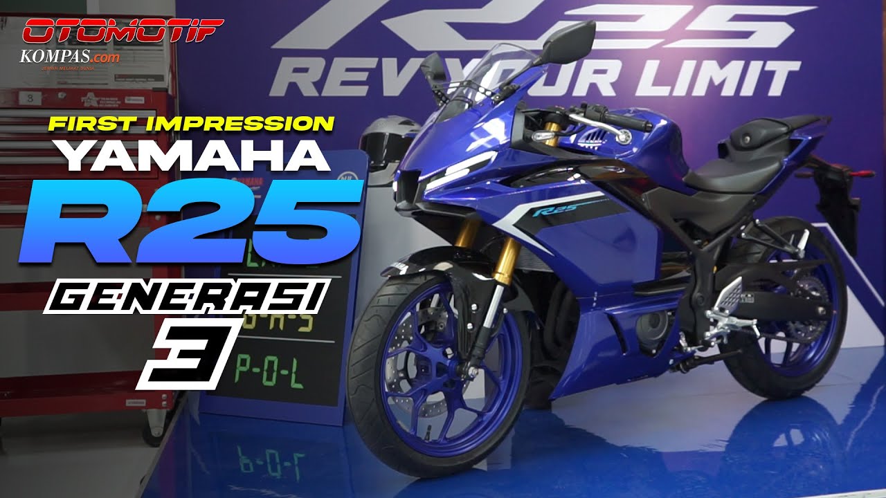 Yamaha R25 Generasi Ketiga | Kombinasi Desain Sporty dan Teknologi ...