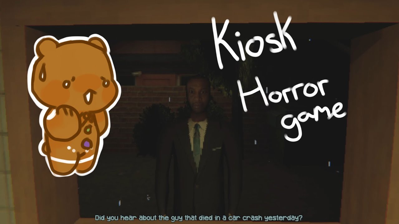 Working in a DEFINITELY not haunted Kiosk!! || Kiosk || horror game ...