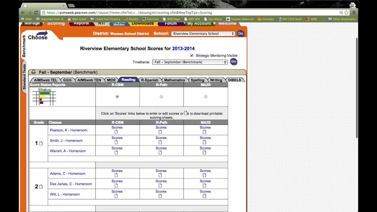 AIMSweb Website Overview 10-24-2013 - YouTube