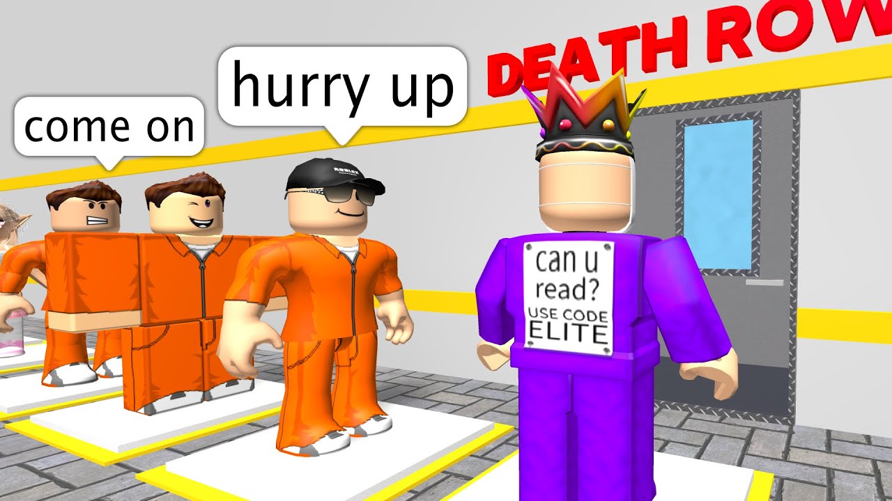 I SPENT HOURS IN The Roblox Death Row Line Simulator - YouTube