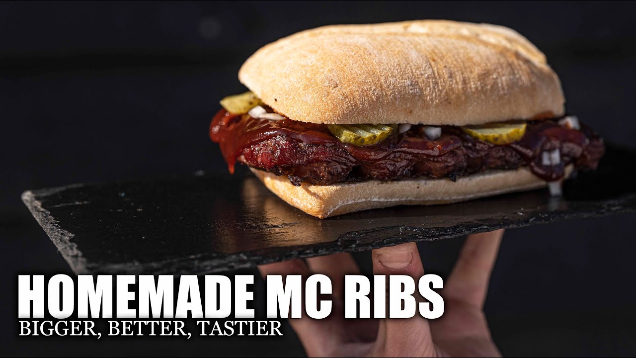 These Homemade McDonalds McRibs are Bigger, Better and Tastier - YouTube