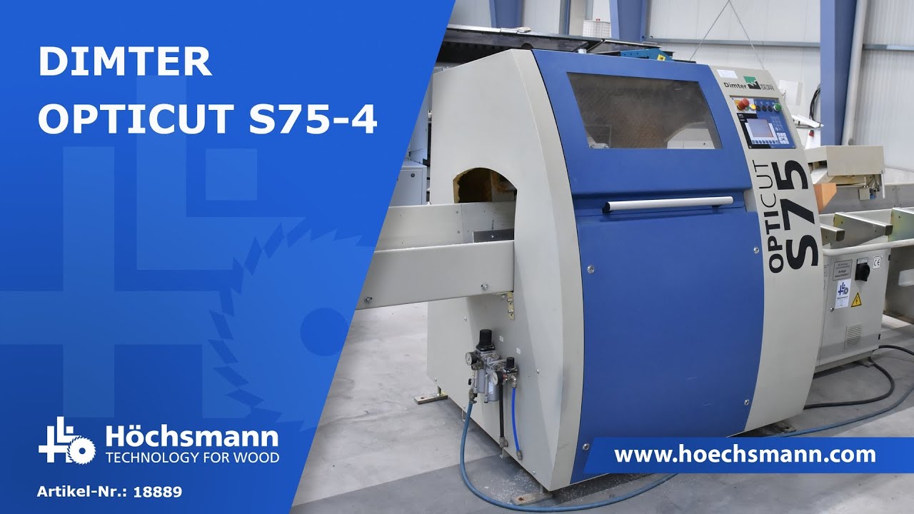 DIMTER OPTICUT S 75 -4 (Höchsmann Klipphausen) - YouTube