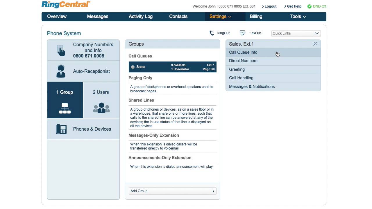 How to Add Call Queue Members to RingCentral Phone System - YouTube
