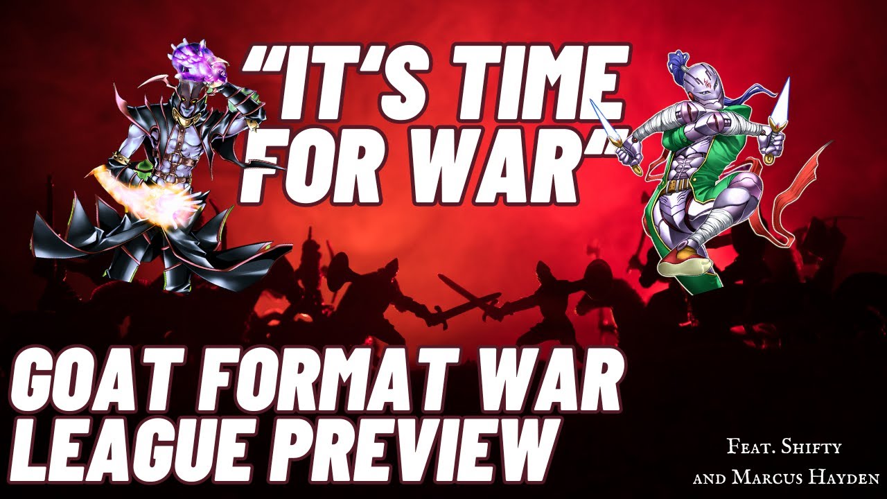 Previewing the Goat Format WAR LEAGUE - Feat. Shifty and Marcus Hayden ...