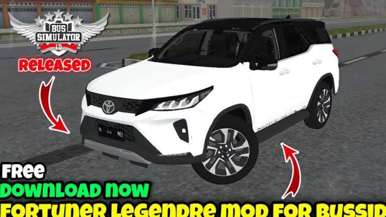 Fortuner Mod for BUSSID car mod Bus Simulator mod bussid - YouTube
