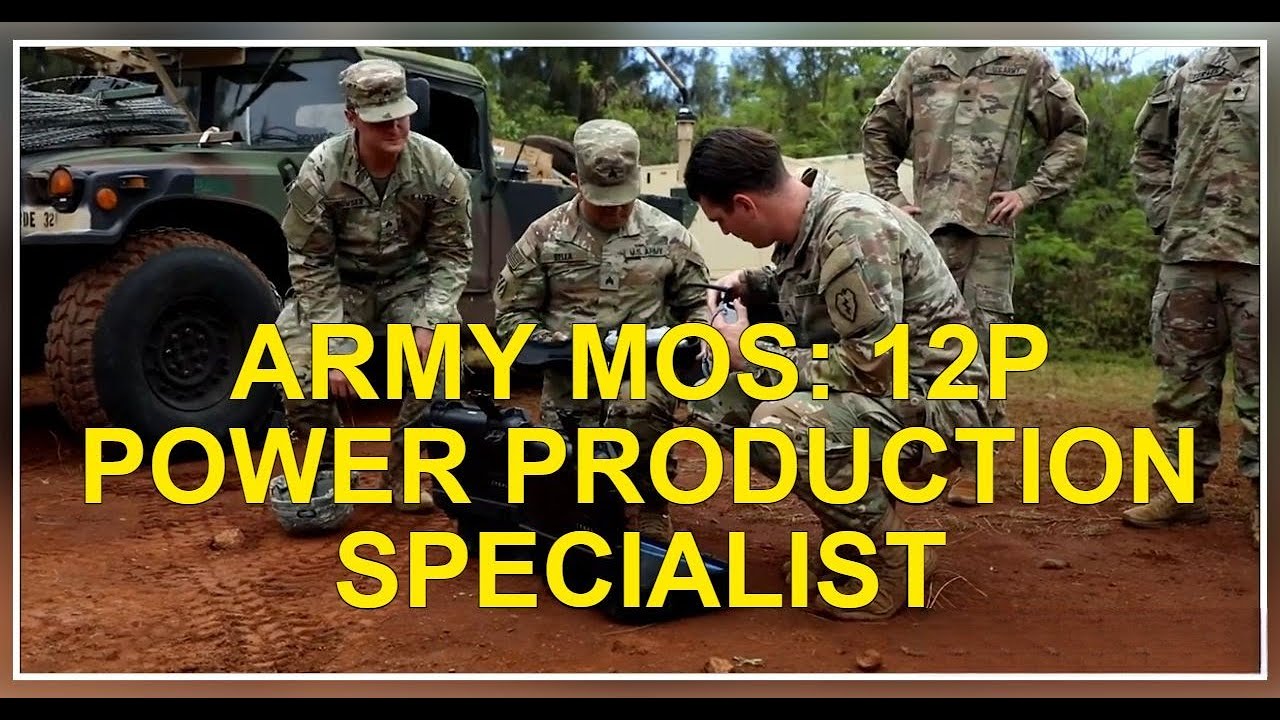Army MOS 12P MOS 12P Army ArmyJobs YouTube