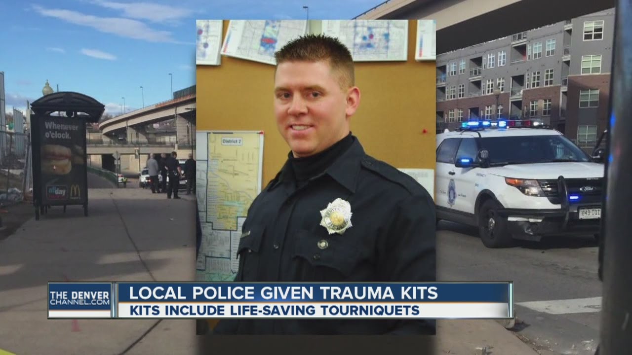 Local police given trauma kits - YouTube