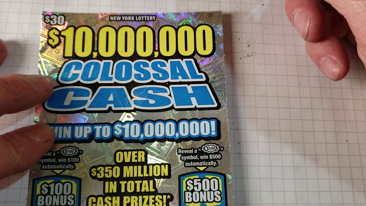Make my year and colossal cash, Scratch off tickets. - YouTube