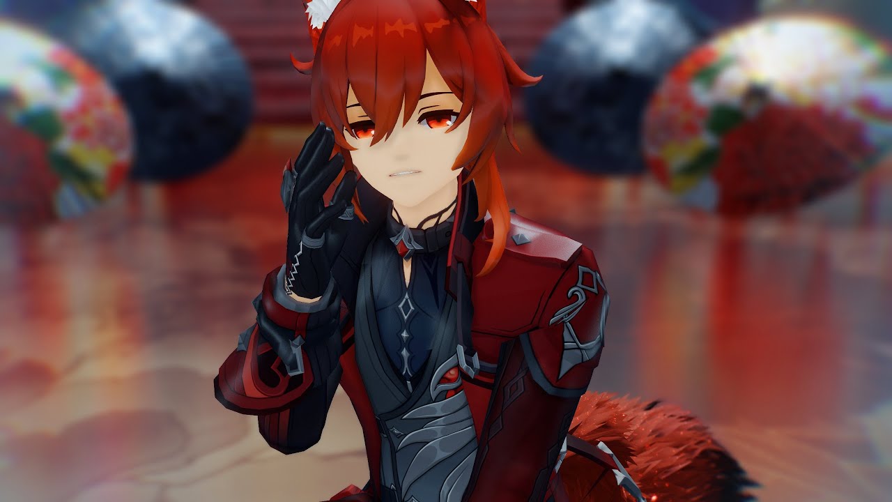 (MMD Genshin Impact) Good Night Kiss (Diluc) 2K - YouTube