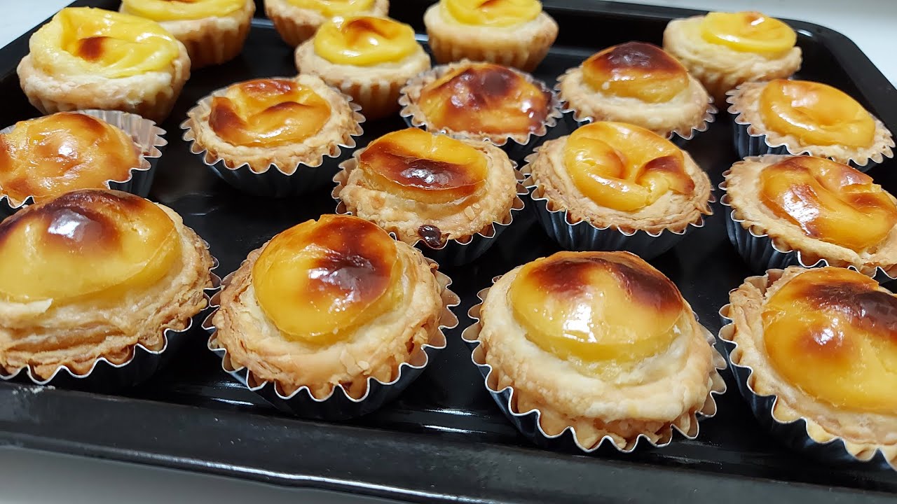 PORTUGUESE EGG TAR RESEP EKONOMIS - YouTube