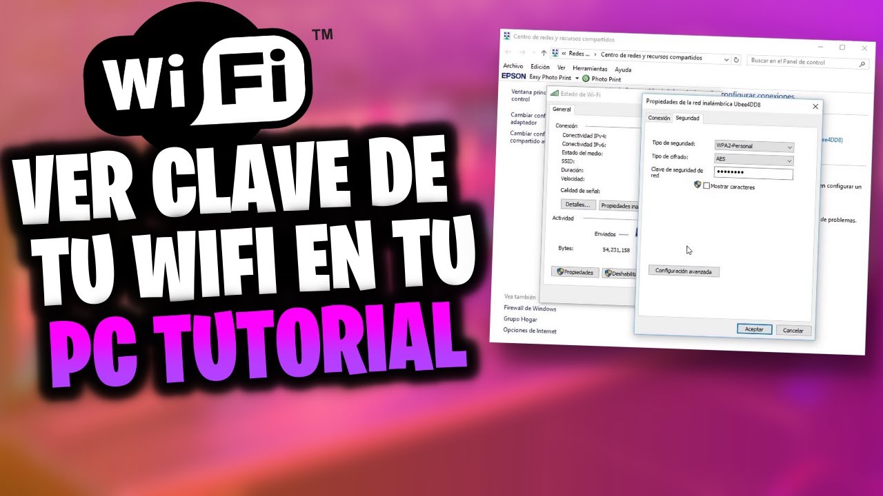 Como Saber Contraseña De Wifi de mi Ordenador | Como ver la contraseña ...