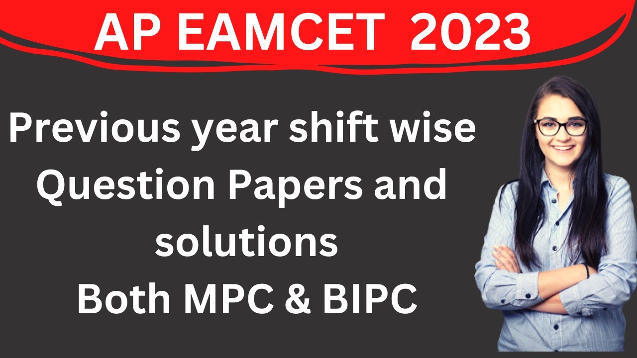 AP EAMCET 2023 Preparation guide Previous Year question paper and ...