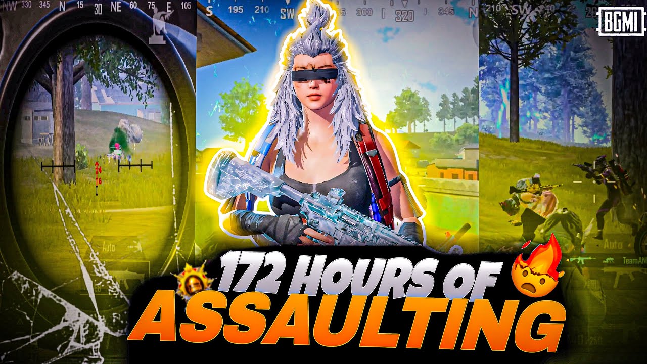 ASSAULTING Straight 172 hours in ace dominater rank 🔥 | BGMI | - YouTube