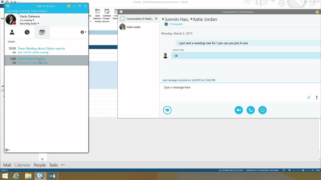 Skype for Business Overview: How To Schedule A Skype Meeting And Video ...