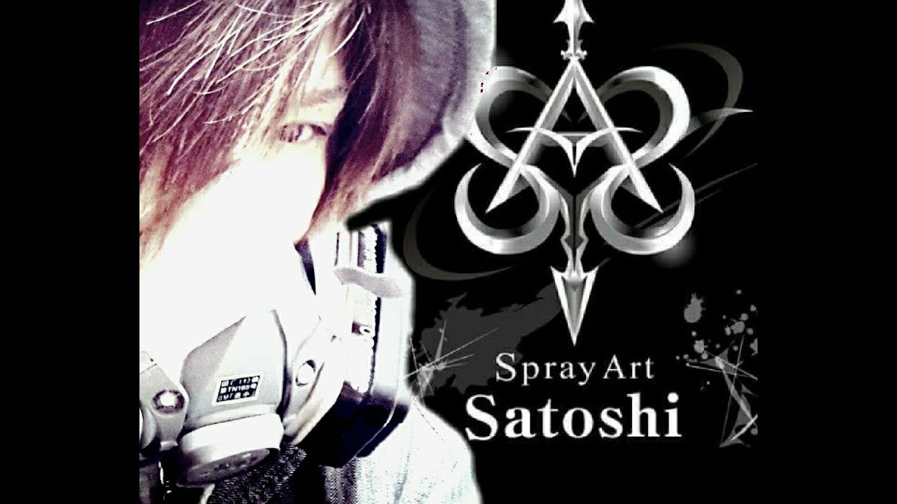 Japanese Spray Artist Satoshi! Spray paint art! Enjoy watching Dolphins ...