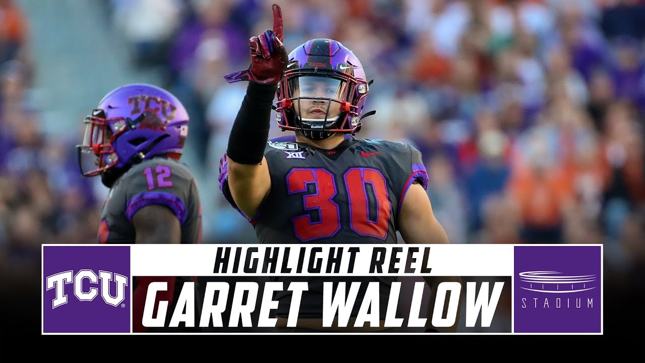TCU LB Garret Wallow Highlight Reel - 2019 Season | Stadium - YouTube