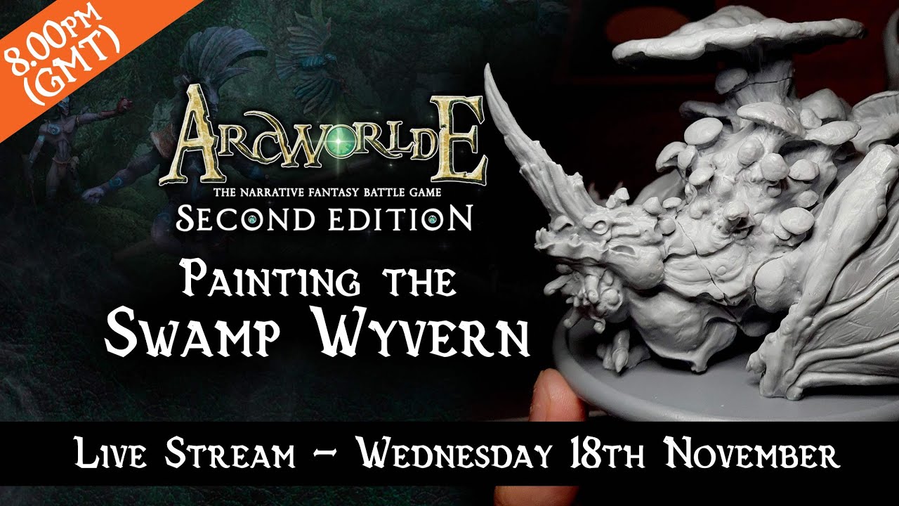 Painting the Swamp Wyvern - ArcWorlde Live Stream - YouTube