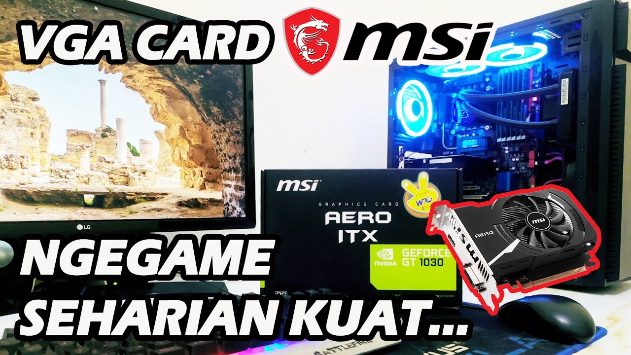VGA CARD MURAH UNTUK GAME BERAT - Unboxing and Review VGA Card MSI ...
