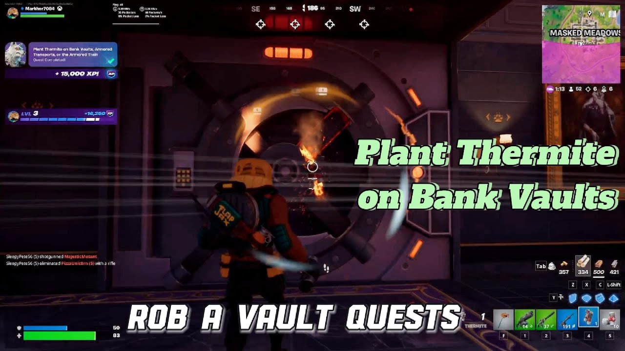 Plant Thermite on Bank Vaults, Armored Transports, or the Armored Train ...
