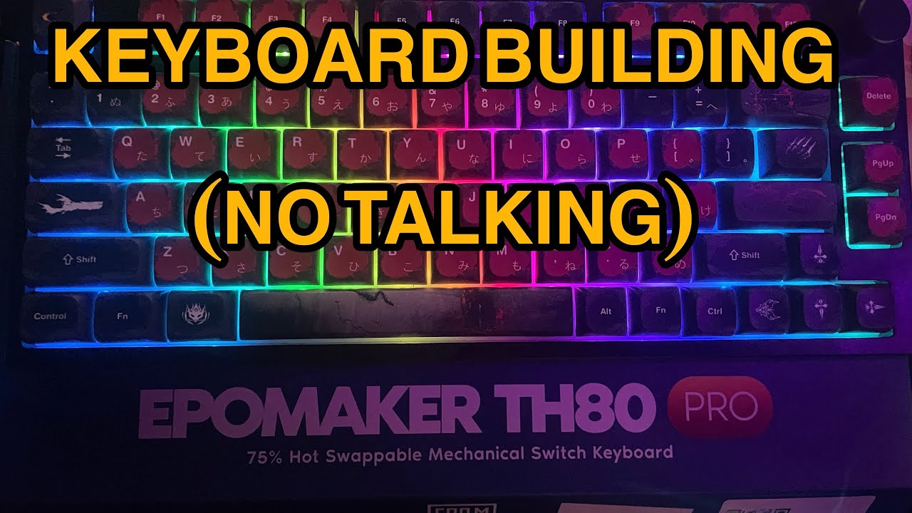 Building a keyboard for my friend - YouTube