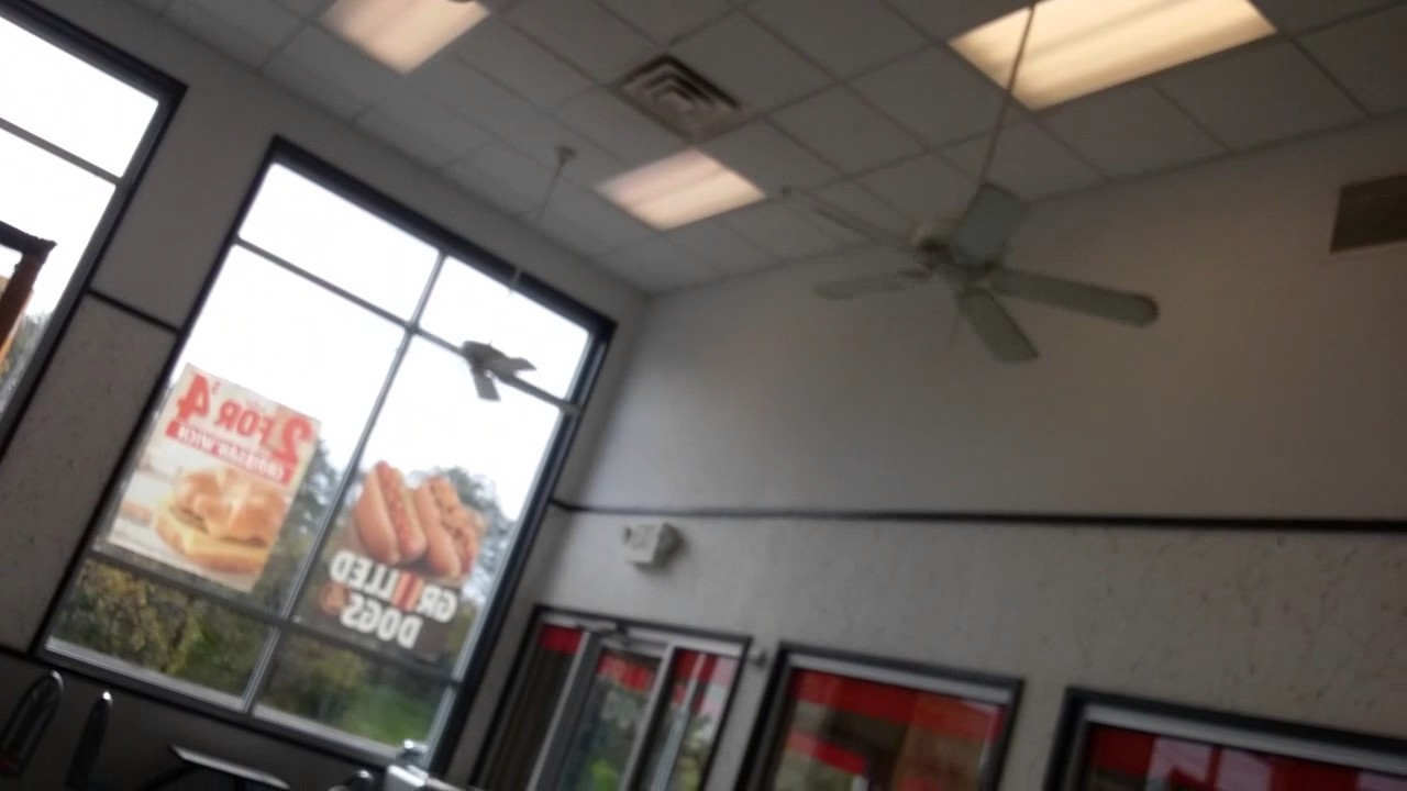 THREE 00's Emerson Designer Ceiling Fans at Burger King - YouTube