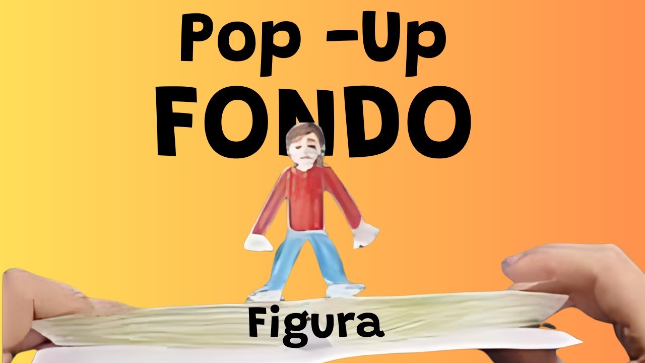 ARTE PARA NIÑOS EXPLICACIÓN FIGURA Y FONDO - PERSONAJE EN POP-UP - YouTube