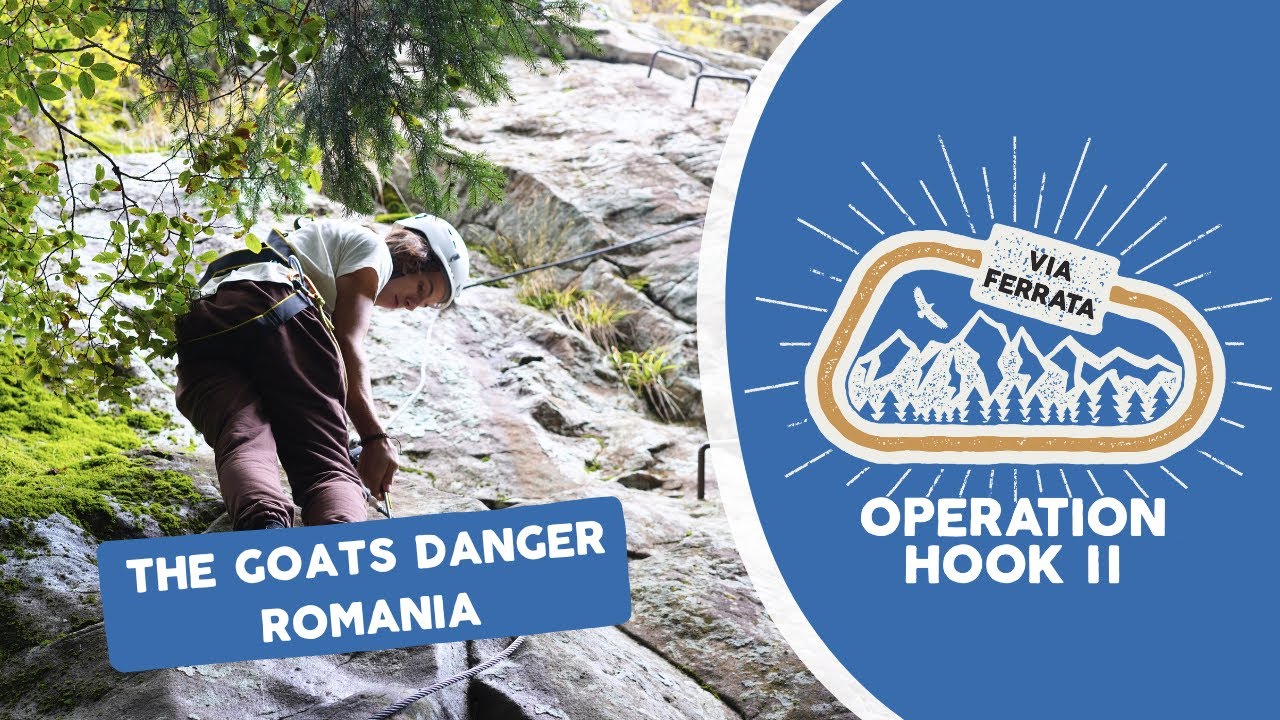 Via Ferrata Goats Danger, Romania | Operation Hook II | Erasmus+ - YouTube