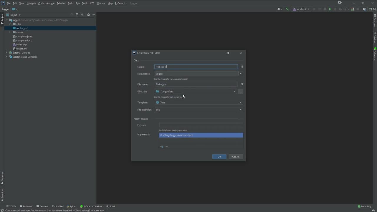Tutos PHP - PSR-3 LoggerInterface [FR] - YouTube