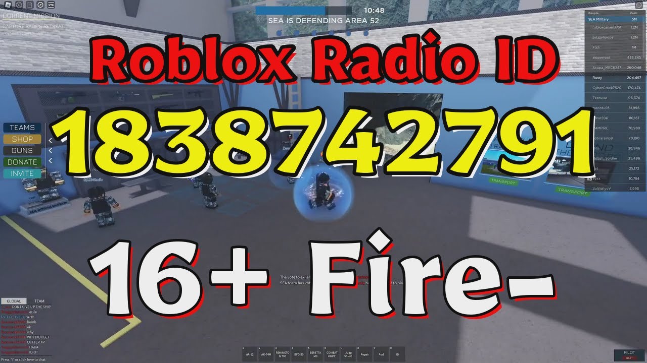 Fire- Roblox Radio Codes/IDs - YouTube
