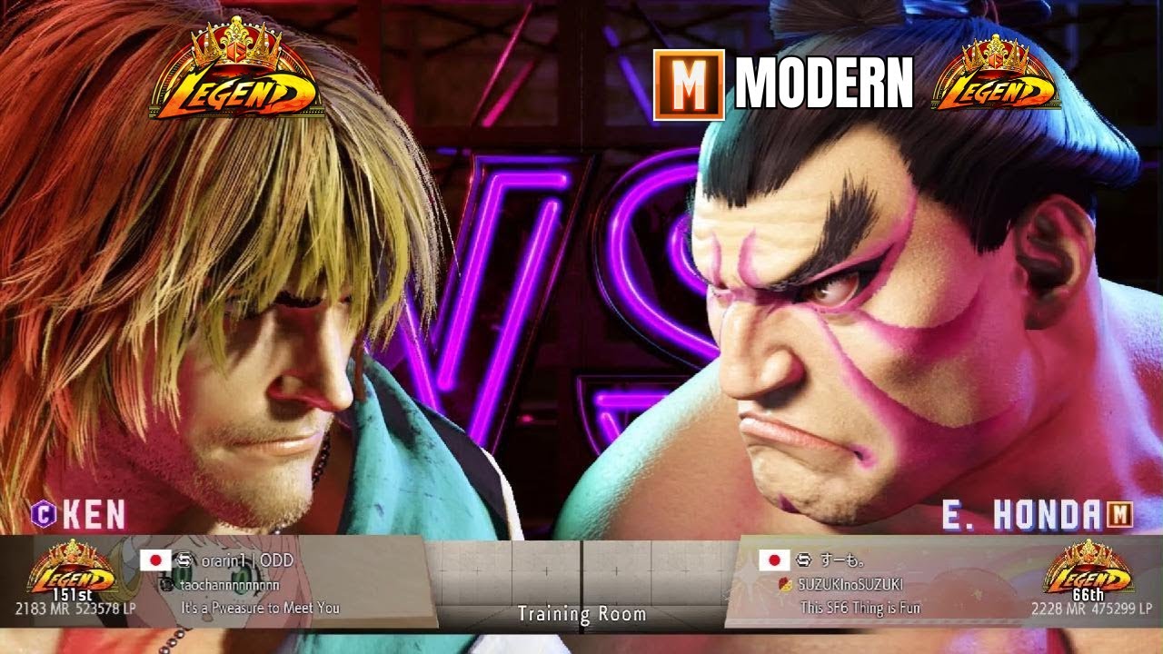 Ken (orarin1) vs Modern E. Honda (すーも) Legend 2200 MR | SF6 - YouTube