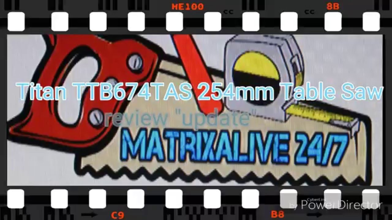 Titan TTB674TAS 254mm Table Saw review "update" - YouTube
