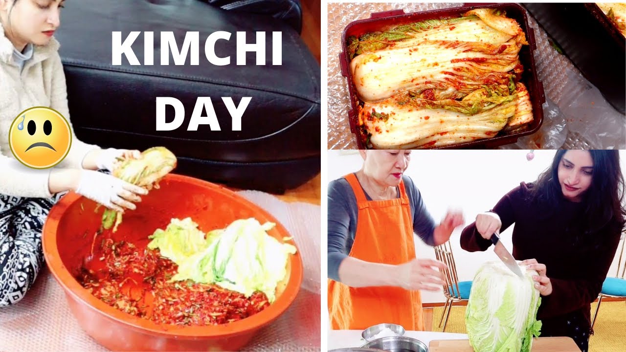 🇮🇳🇰🇷Making Kimchi with my Korean family .#kimchi #indiankoreancouple # ...