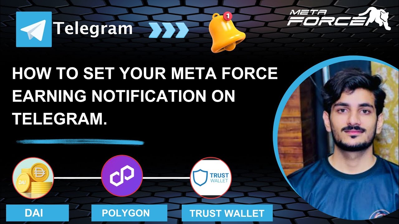 How To Set Your Meta Force Earning Notification On Telegram - YouTube