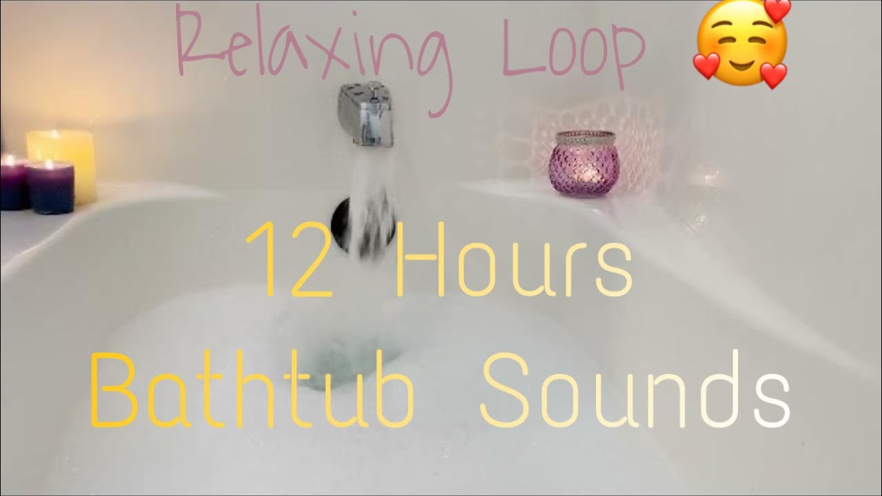 12 Hours Bubble Bath Filling then Loop - Bubbles and Candles - White ...