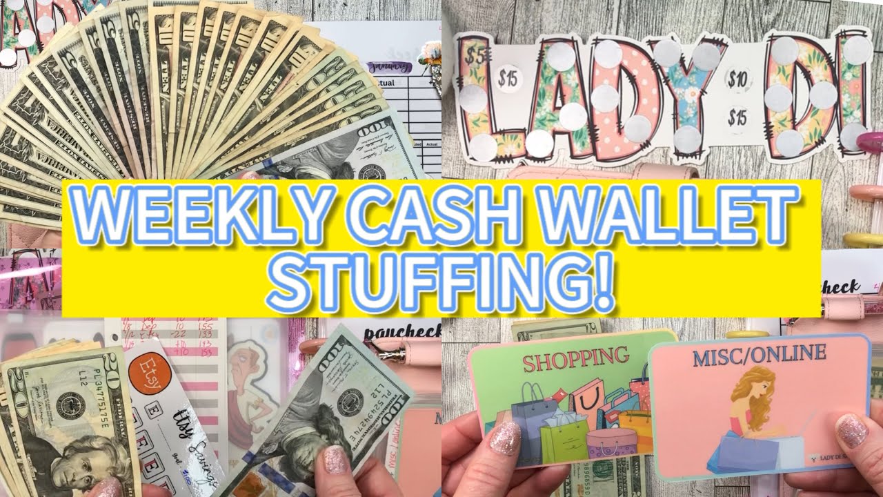 WEEKLY CASH WALLET STUFFING! Solo. No FarmBoy. Cash envelope budgeting ...