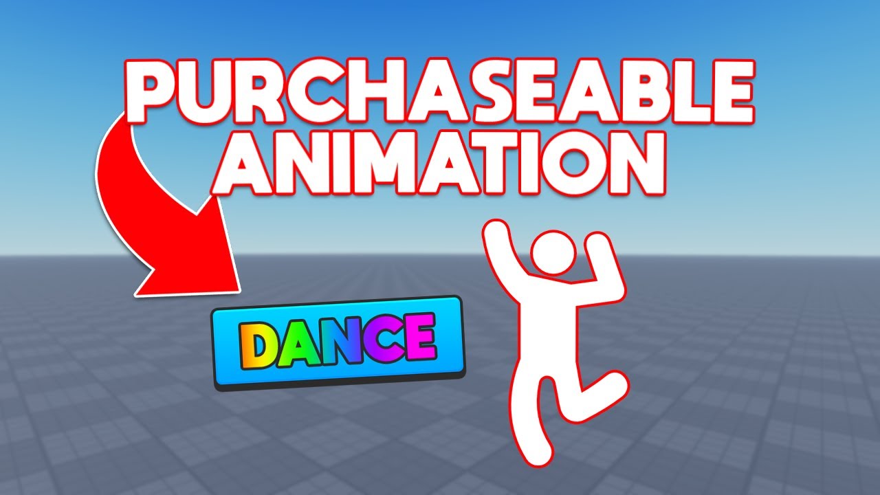 How to make PURCHASEABLE ANIMATIONS in Roblox Studio! - YouTube