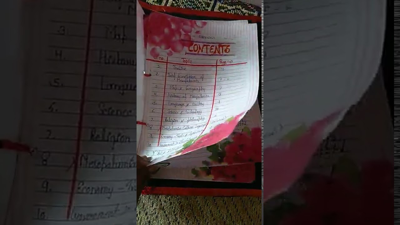 Mesopotamia civilisation project file class 11 cbse - YouTube