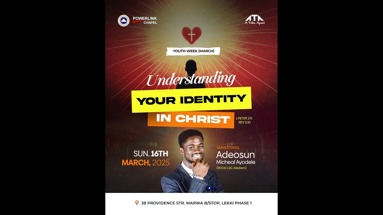 YOUTH SUNDAY SERVICE WITH MINISTER MICHAEL ADEOSUN - UNDERSTANDING YOUR ...