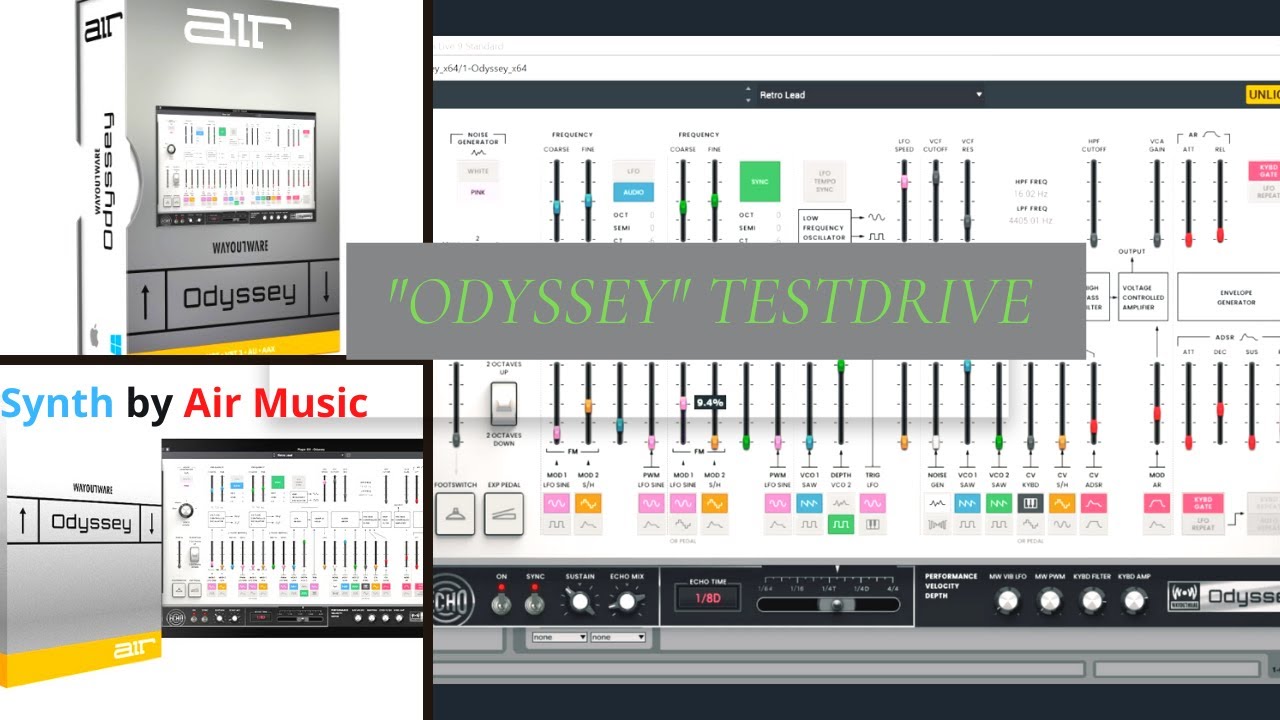 Odyssey Testdrive - Synth by AIR & WayOutWare #Odyssey # ...