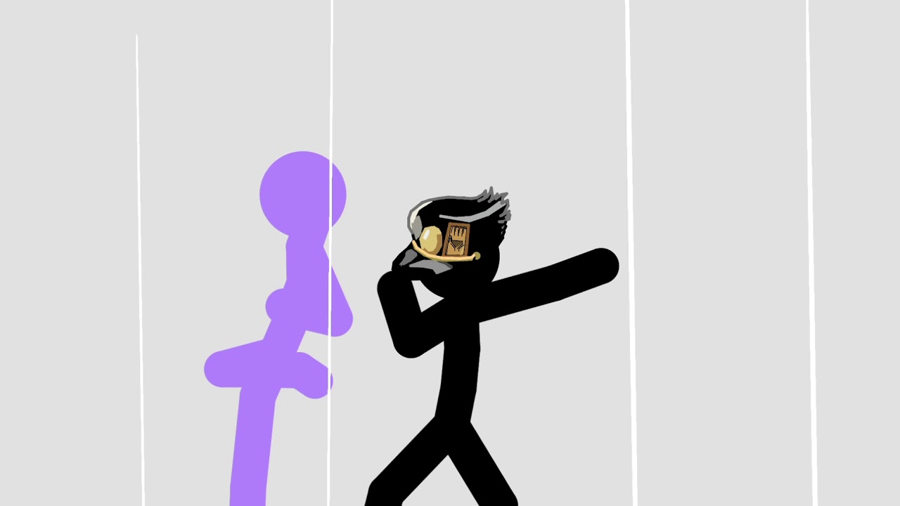 JoJo Stick Animation ~ Star Platinum: The World (Time stop) - YouTube