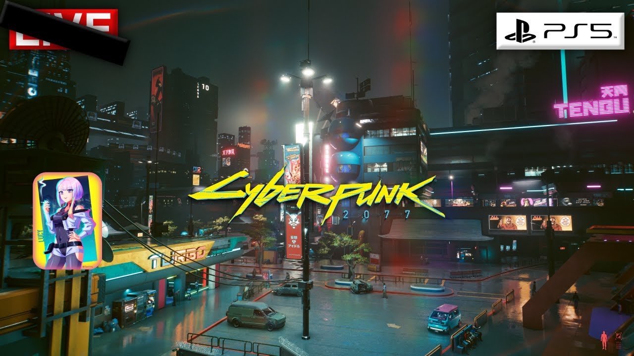 Cyberpunk Night City Ambience | Outside Lucy's Apartment (Stalker Alert ...