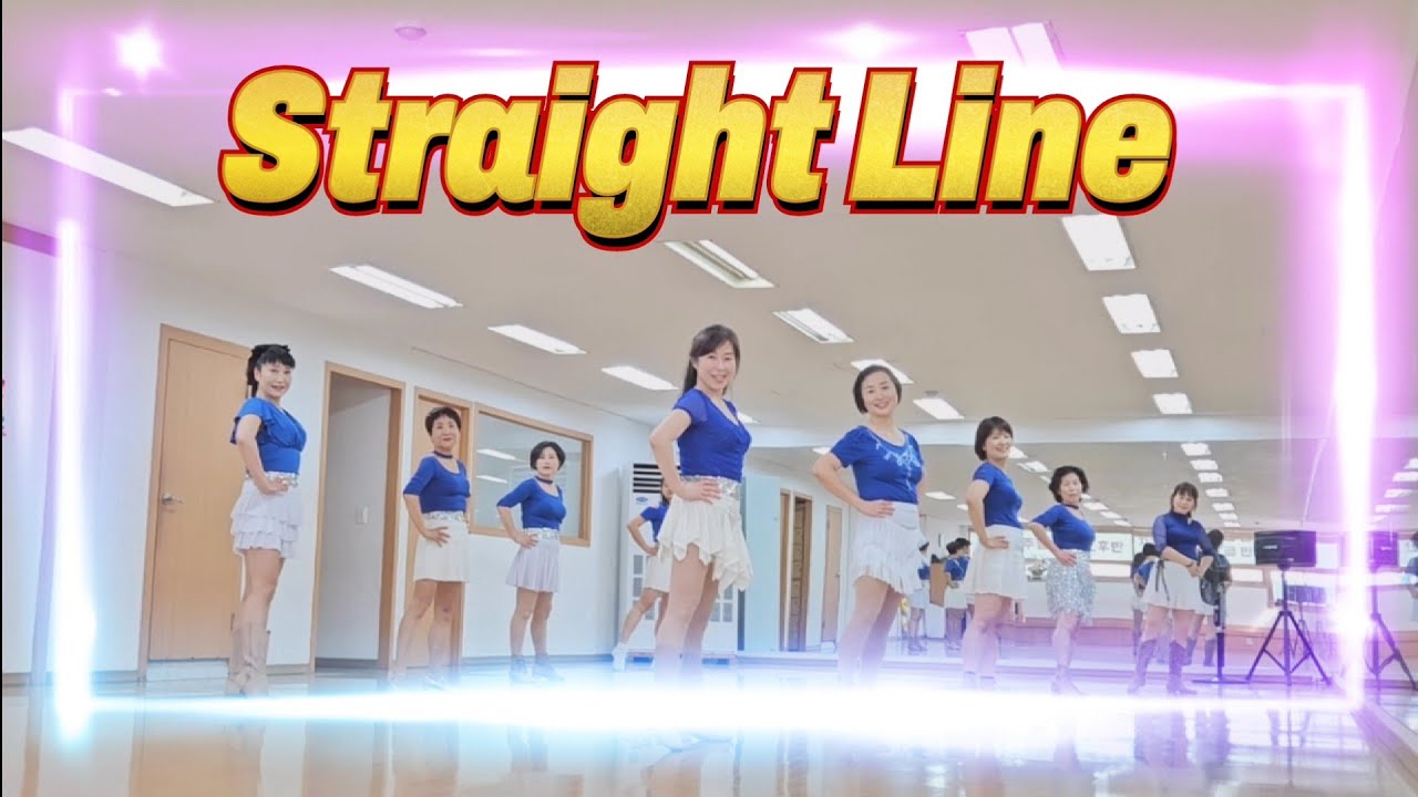 Straight Line - Linedance (Intermediate//JJ 오후중급반) - YouTube