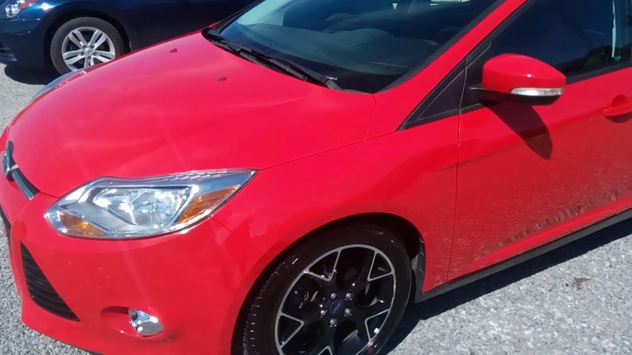 2014 Ford Focus SE Red - YouTube