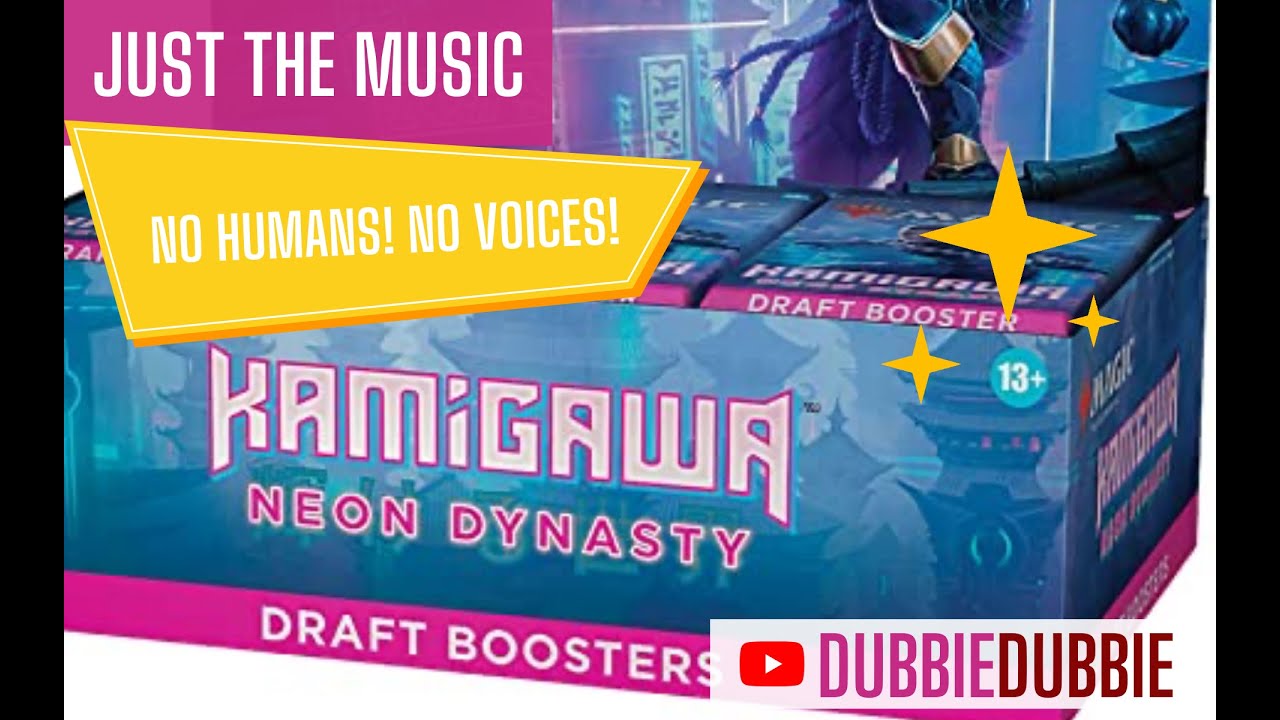 MTG Box Opening | KAMIGAWA: NEON DYNASTY DRAFT BOOSTERS | Music Only ...