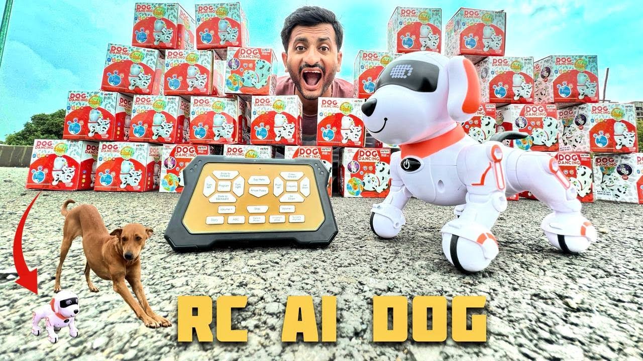 AI Generated Smart Remote Control Robot Dog With Touch & Interaction ...
