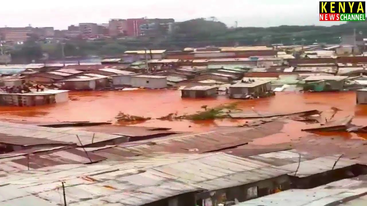 NAIROBI FLOODS - Situation at Mathare Slums - YouTube