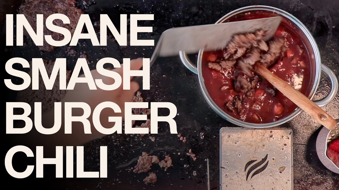 Smashburger Chili on the Blackstone Griddle - YouTube