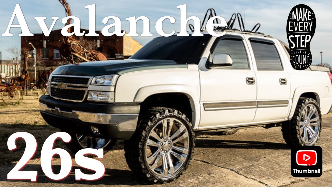 2006 Chevy Avalanche 1500 | 26s on 37s | 3 inch spindle | Walk-Around ...